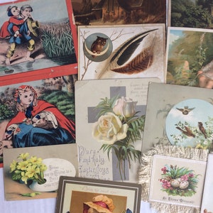 Vintage Antique Postcard Ephemera Lot 1 - Etsy