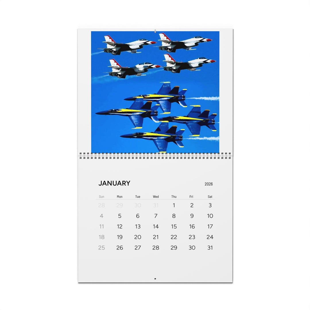 Blue Angels/thunderbirds Wall Calendars (2026) - Etsy