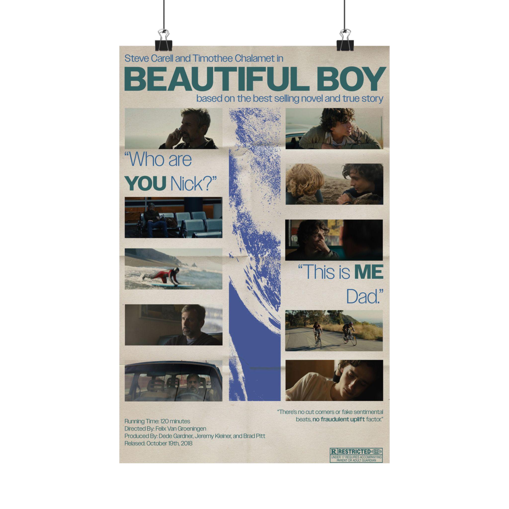 Matte Vertical Posters, Beautiful Boy Movie Poster, Home Decor, Wall ...