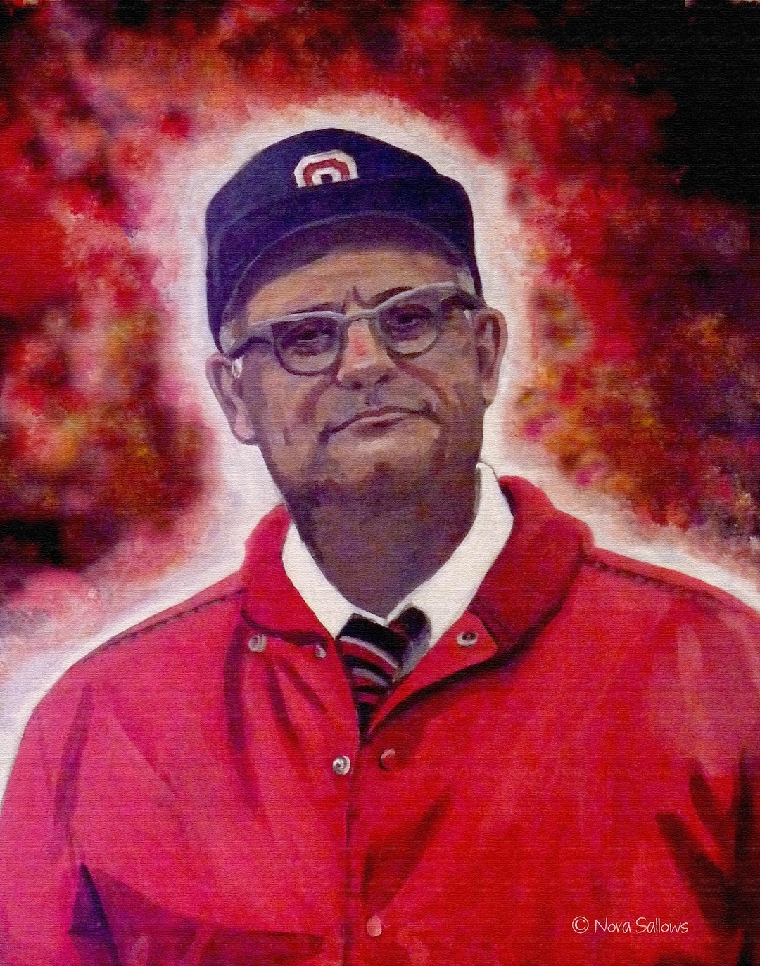 Woody Hayes Ohio State Football Coach Original Art by Sallows - Etsy