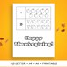 Thanksgiving 1- 10 Counting and Coloring for Kids, Kids Thanksgiving ...