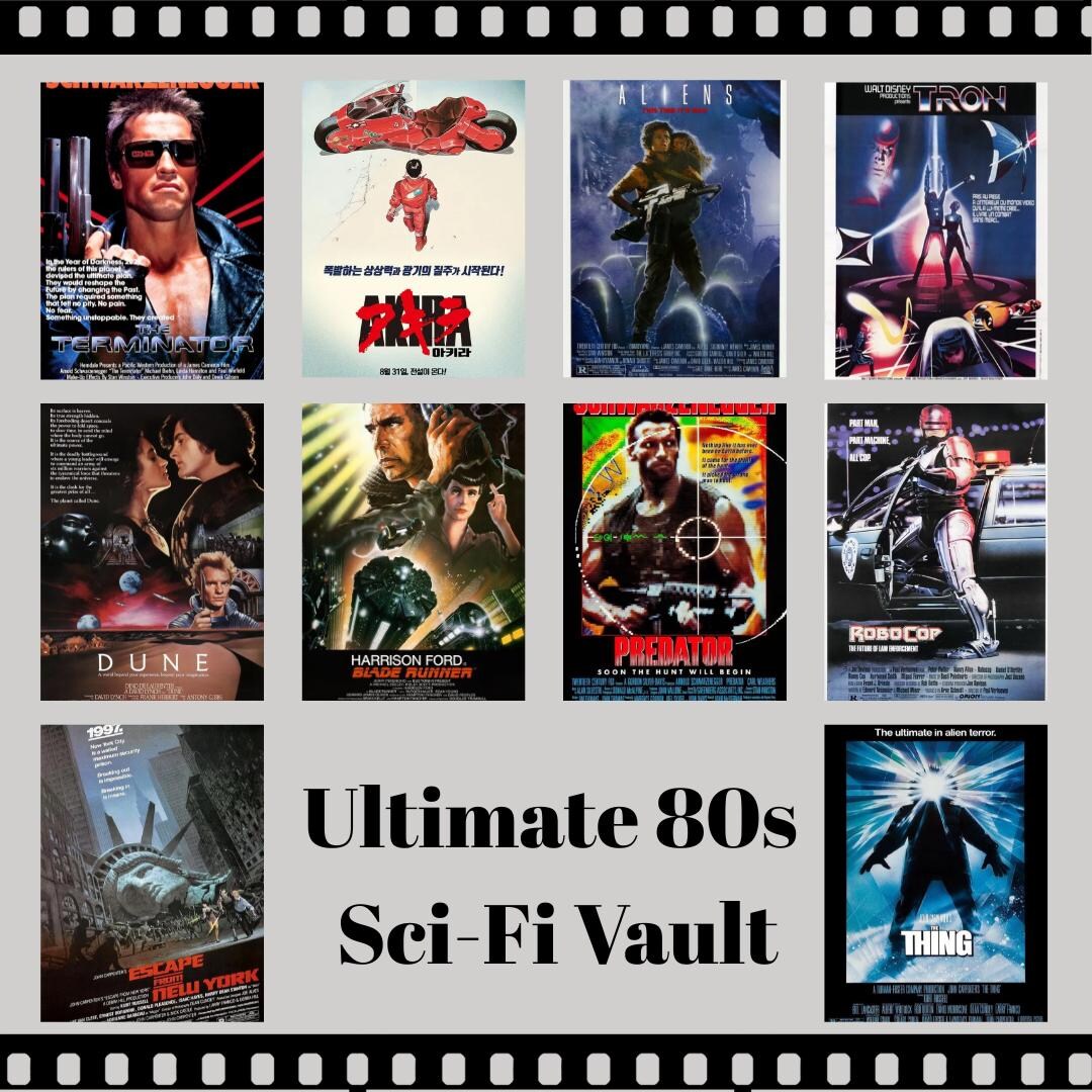 Ultimate 80s Sci‑fi Vault – Limited Collector’s Set | 10× Museum‑grade ...
