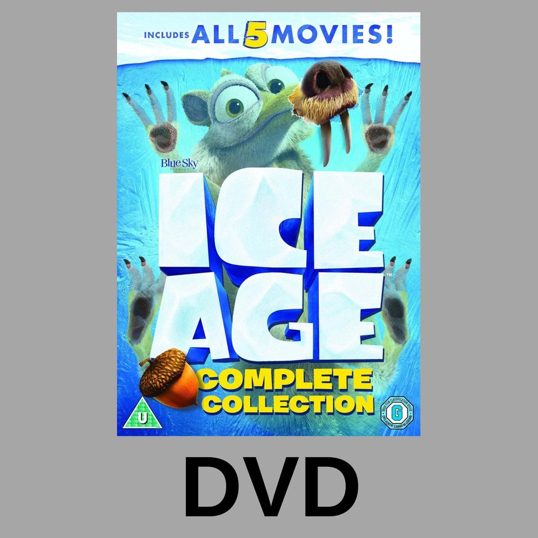 Ice Age Complete DVD Collection: 1–5 + A Mammoth Christmas (2011 ...