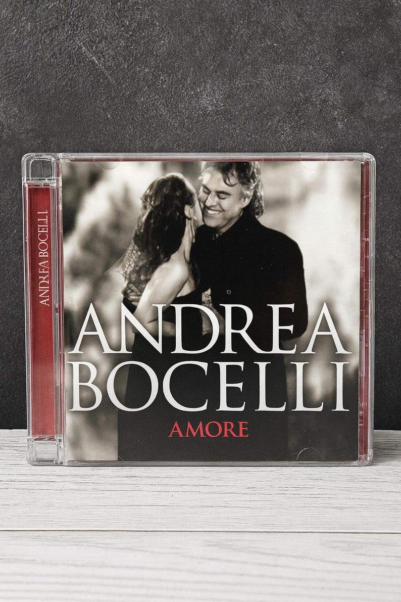 Andrea Bocelli - Amore CD: Romantic Italian, Spanish Love Songs - Etsy