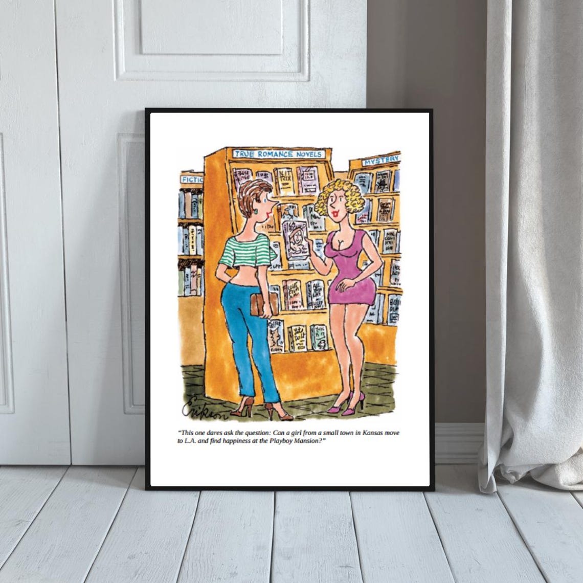 Vintage Cartoon Print: Retro Humor Illustration (A4/A3) - Etsy Canada