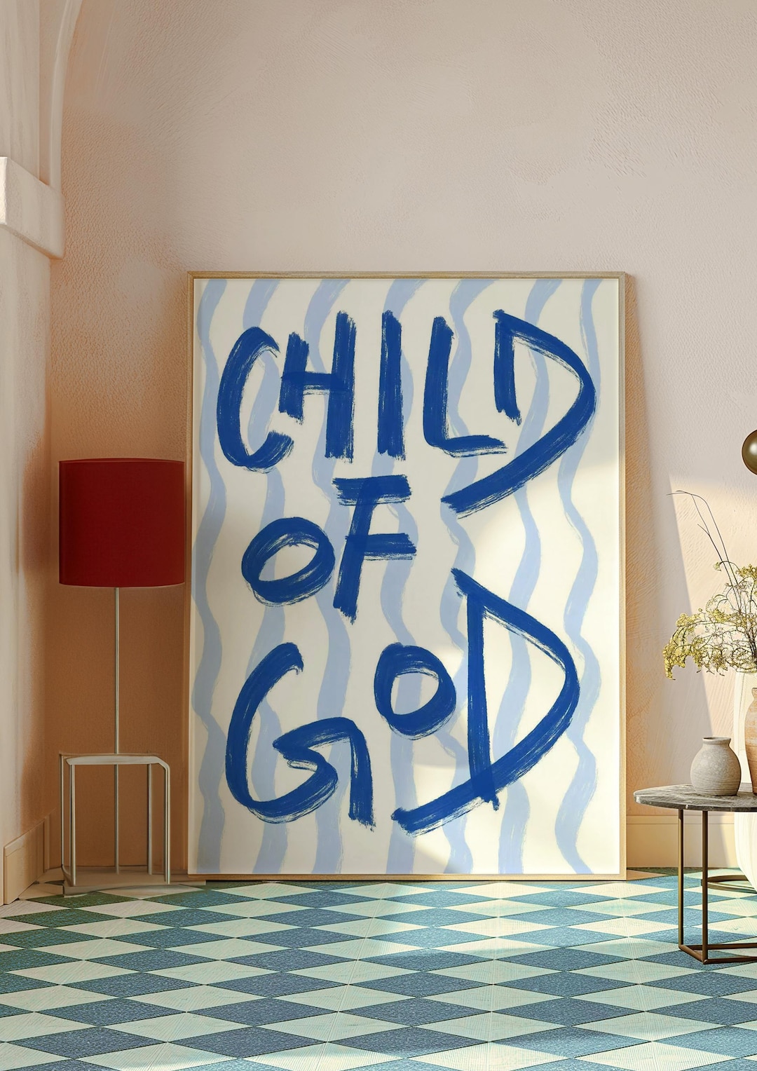Child of God Christian Wall Art, Faith Typography Print, Modern ...