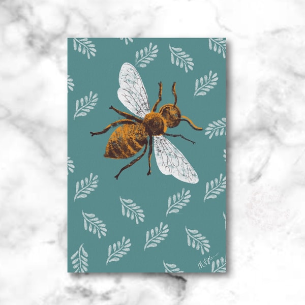 Bee Postcards - Etsy