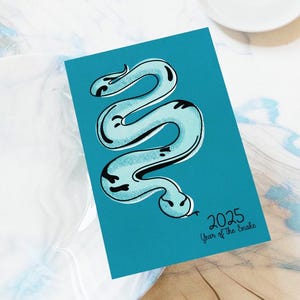 Year of the Snake 2025 Lunar New Year Cards / Chinese New Year ...