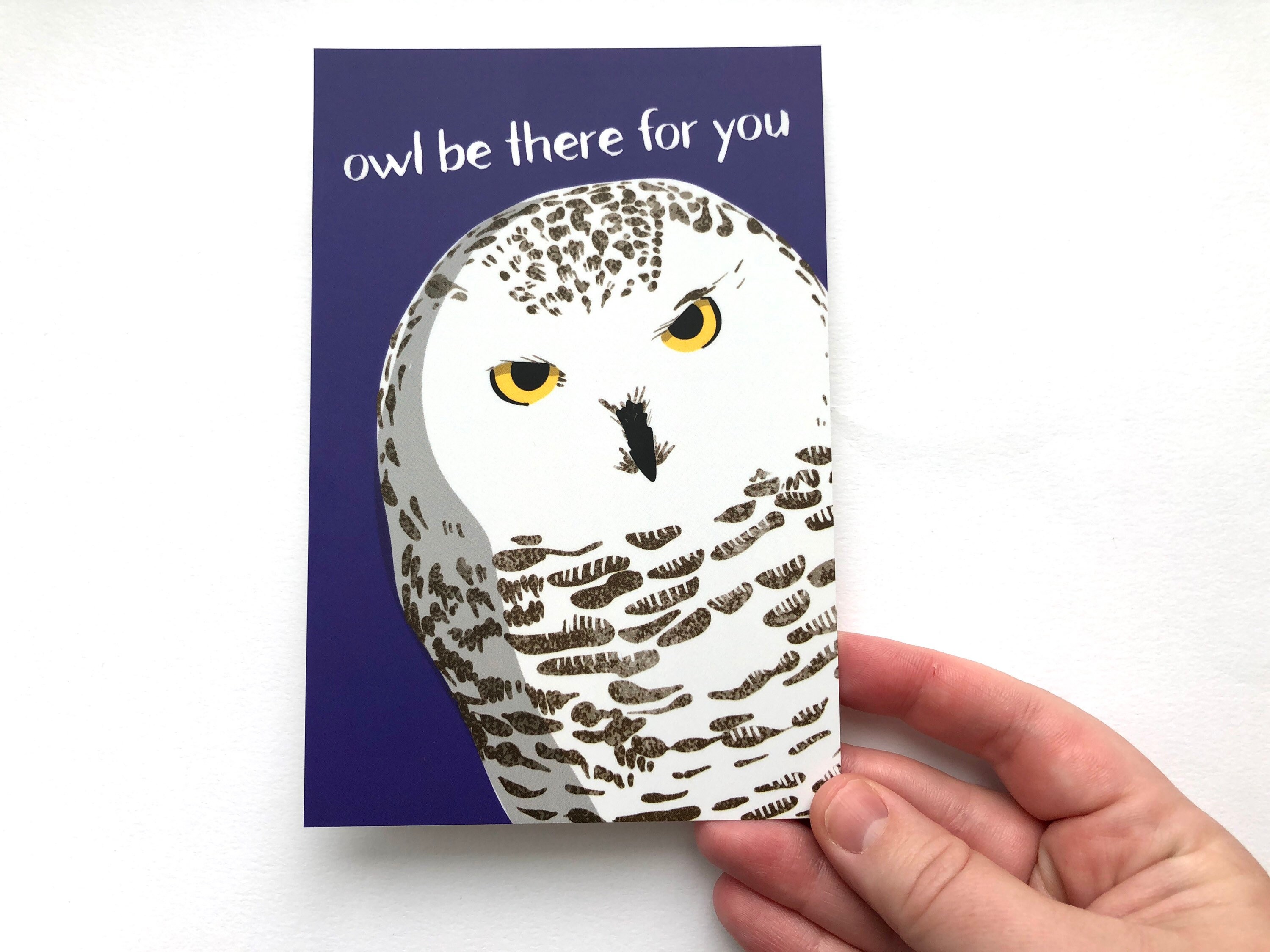 Owl Be There For You Postcards / Owl Postcards / Funny | Etsy