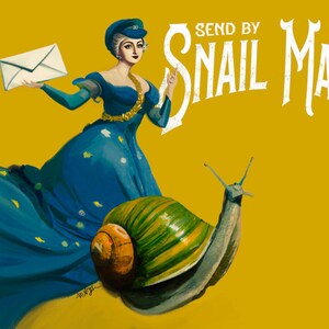 Send by Snail Mail Postcards / USPS Appreciation Postcards / Stationery ...