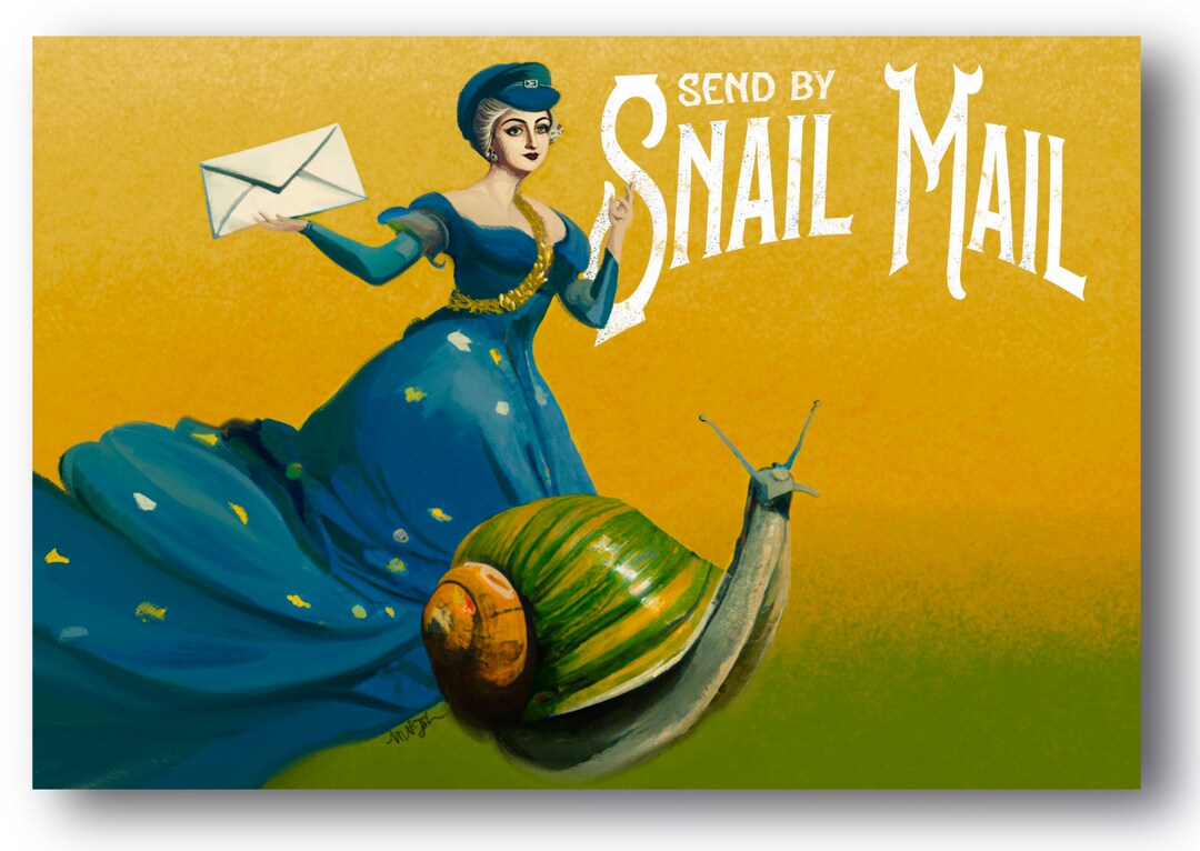 Send by Snail Mail Postcards / USPS Appreciation Postcards / Stationery ...