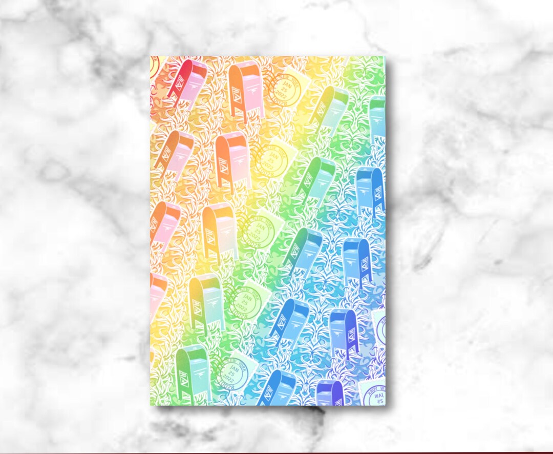 Rainbow Mailbox Postcards / USPS Postcards / LGBTQ Pride Snail Mail ...