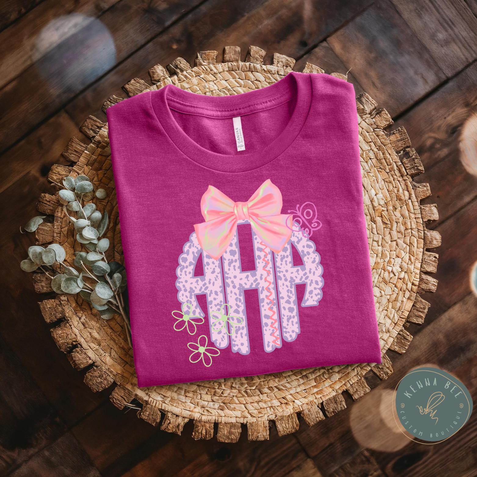 Doodle Monogram Initials, PNG Download, Single Monogram Only - Etsy