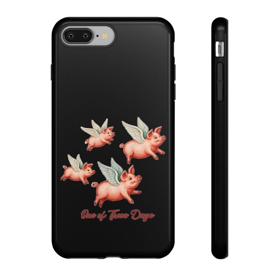 Tough Cases, Vintage Flying Pigs Phone Case, Quirky One of These Days ...