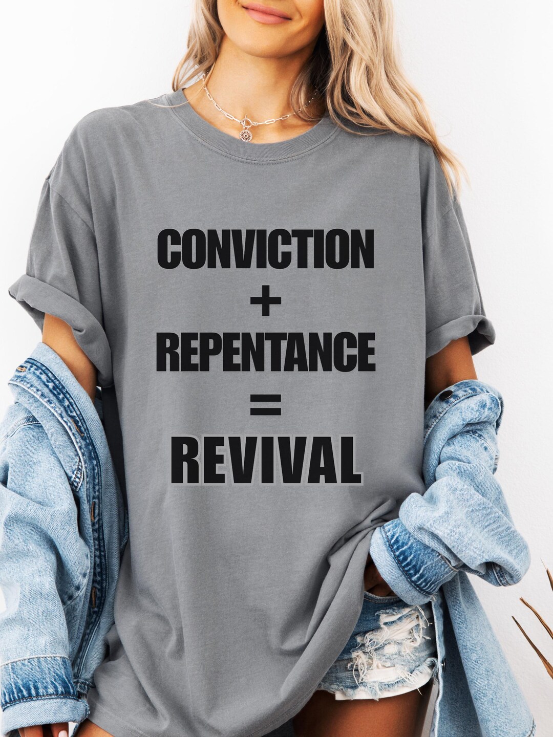 Conviction + Repentance = Revival Graphic Tee | Fruit Speaks Co ...