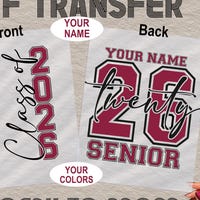 Senior Class of 2026 SVG Png Glitter Png Senior 2026 PNG Senior Class ...