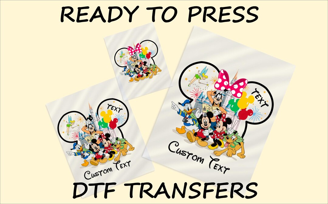 Custom Disneyland Matching Family Ready to Press,disney 2025 DTF ...