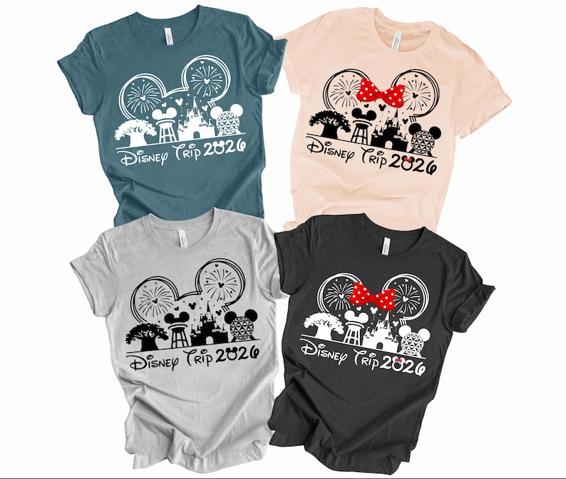 Disney Family Trip 2026 Ready to Press, Disney 2026 DTF Transfer,disney ...