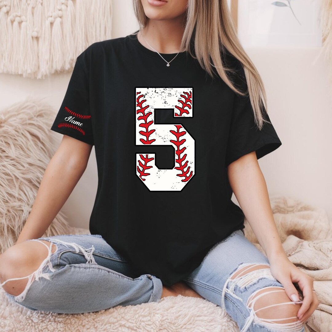 Retro Custom Baseball Name and Number Shirt, Personalized Baseball Name ...