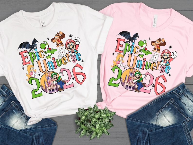 Epic Universe 2026 DTF Prints Heat Transfer, Epic Universe 2026 Family ...