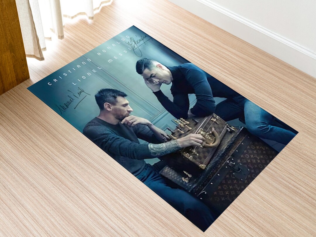 Lionel Messi Cristiano Ronaldo Playing Chess,football Soccer World Cup ...