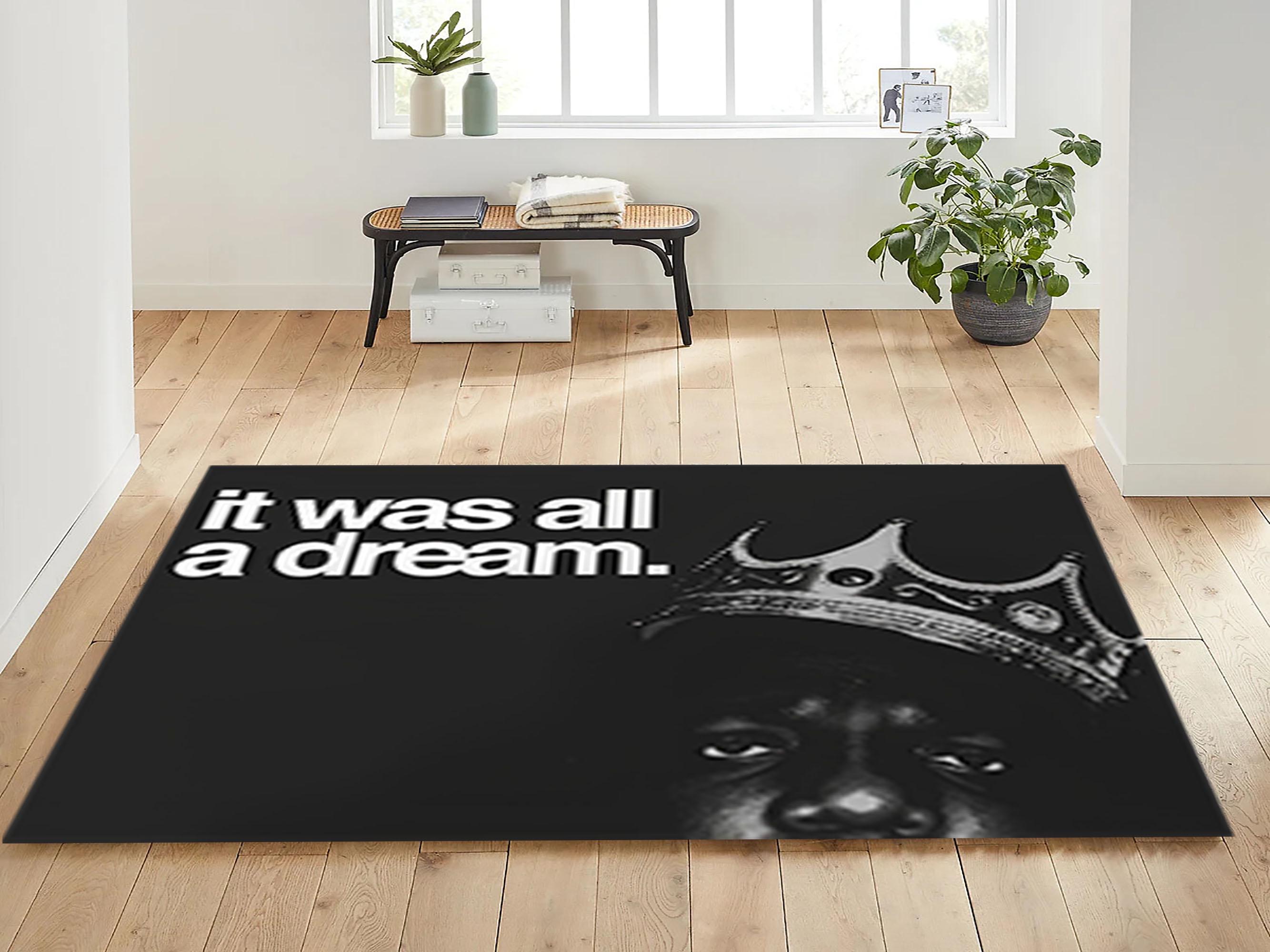 The Notorious Rug, Biggie Smalls Rug, It Was All A Dream, Famous Rug ...