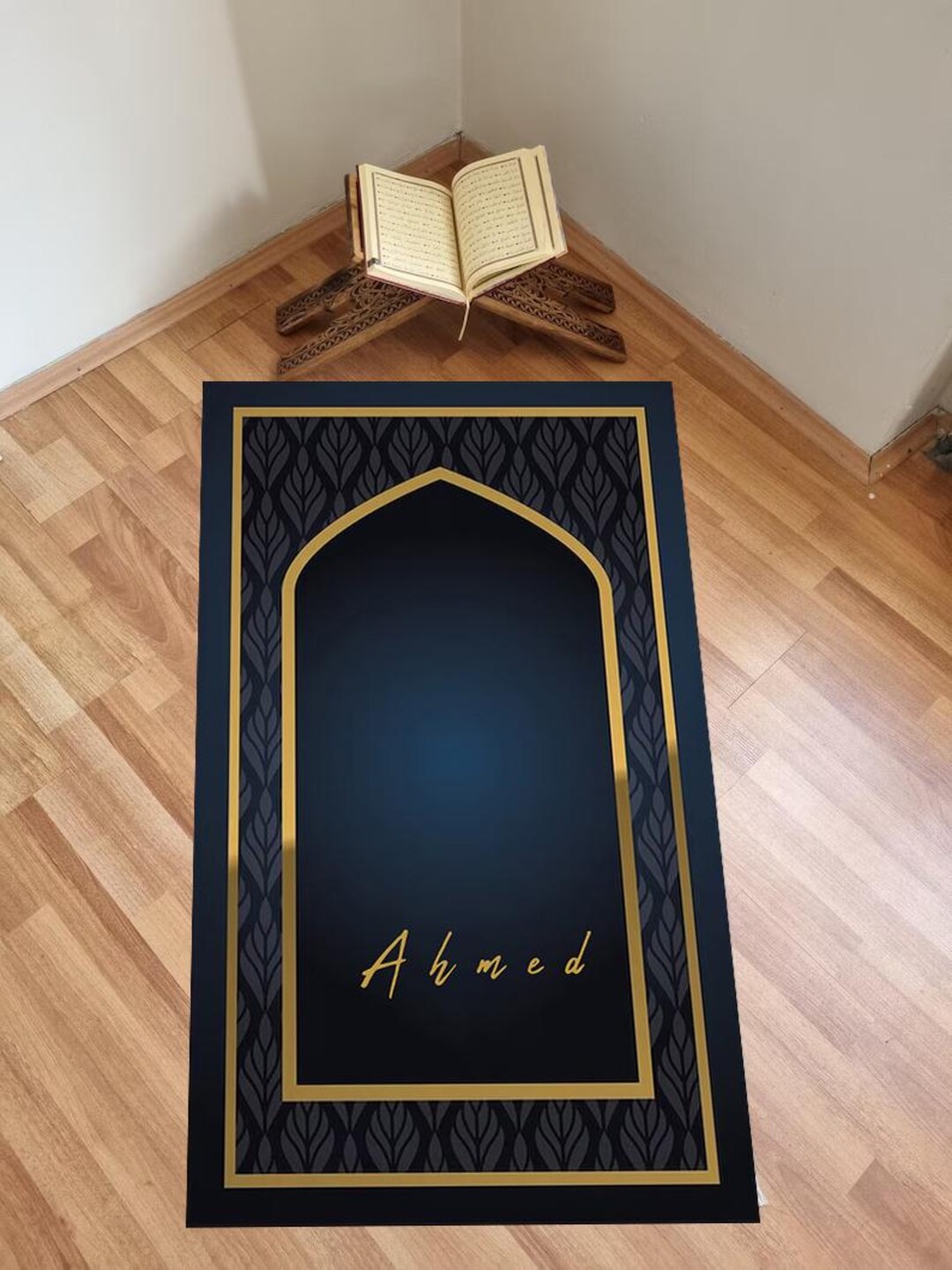 Personalized Prayer Mat, Muslim Prayer Rug, Janamaz, Islamic Gift,first ...
