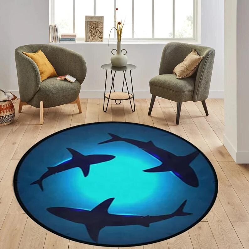 Sea World Nursery Rug, Whale Playmat for Kids Room, Cute Whale Rug ...