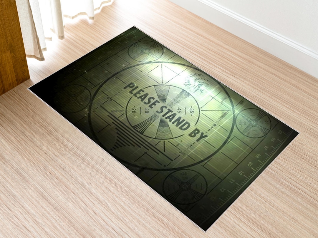 Please Stand by Illustration, Fallout 3, Test Patterns, Game Rug, Home ...