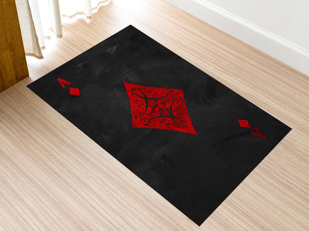 Playing Cards,poker Game,playing Cards Symbols Area Rug,poker Player ...