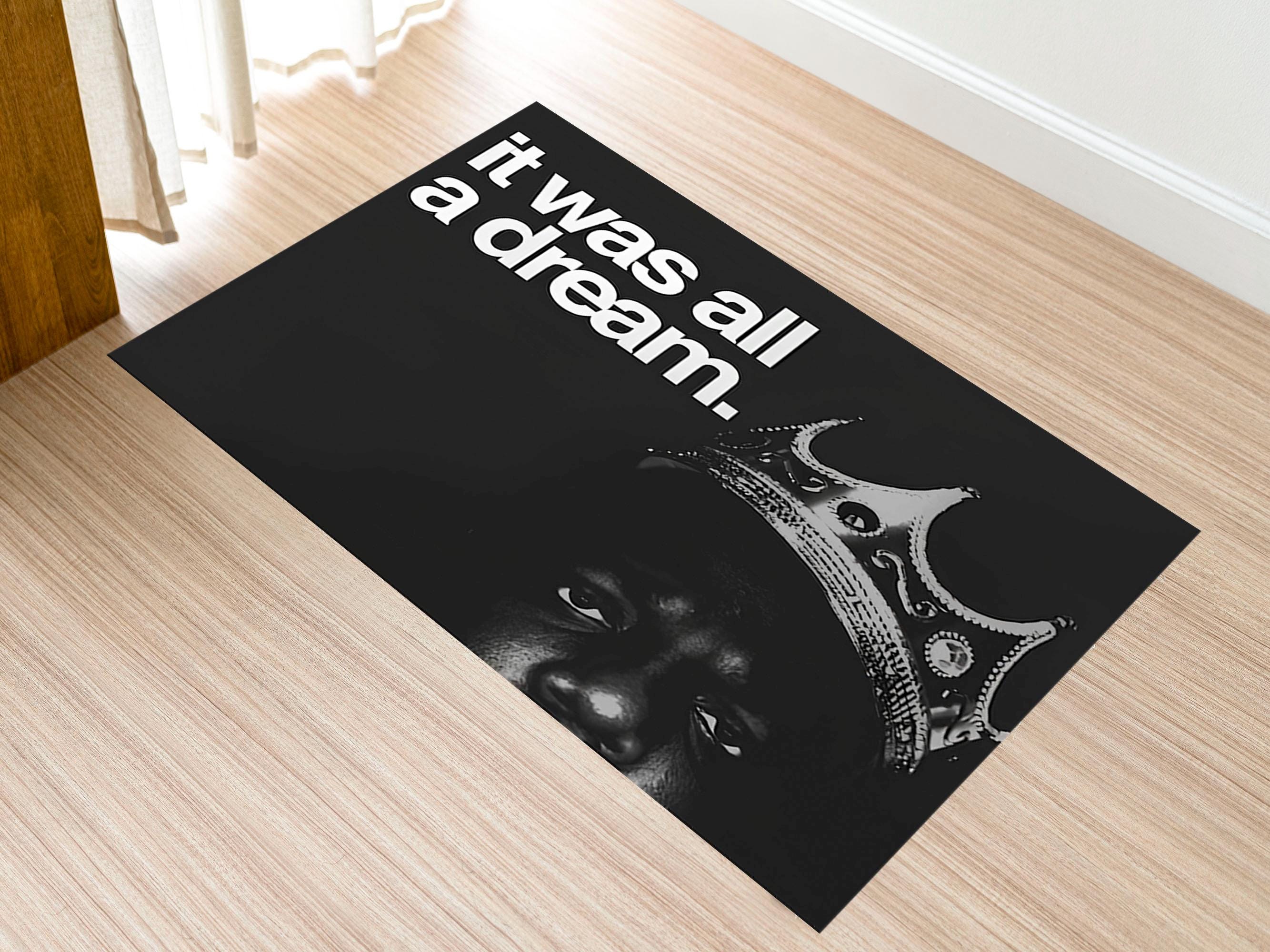 The Notorious Rug, Biggie Smalls Rug, It Was All A Dream, Famous Rug ...