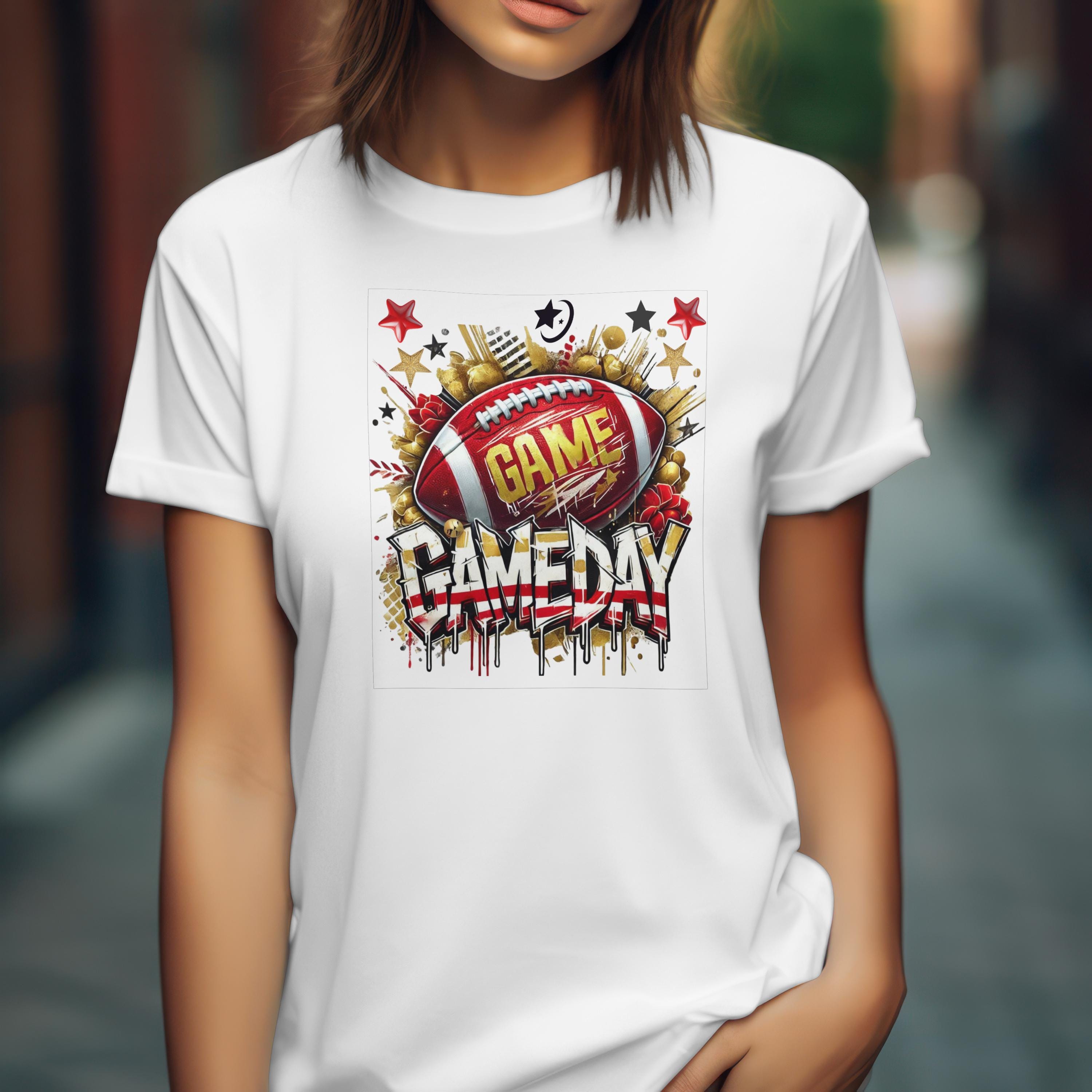Red Gold Football Team PNG: Game Day Design (digital Download) - Etsy