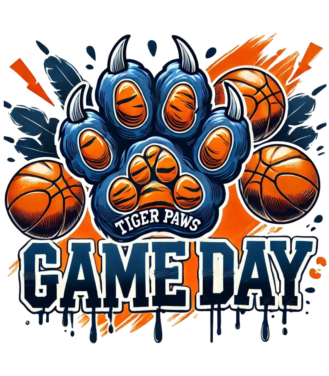 Basketball Download, Tiger Blue and Orange, Game Day, Tattoos, Alabama ...