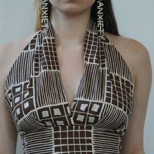 Debbie's Halter Top/ 1970s Vintage Deadstock Halter Top/ Size Small ...