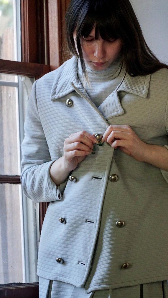 1960s Rare Vintage Moody Mod Jacket and Dress Set/ Si… - Gem