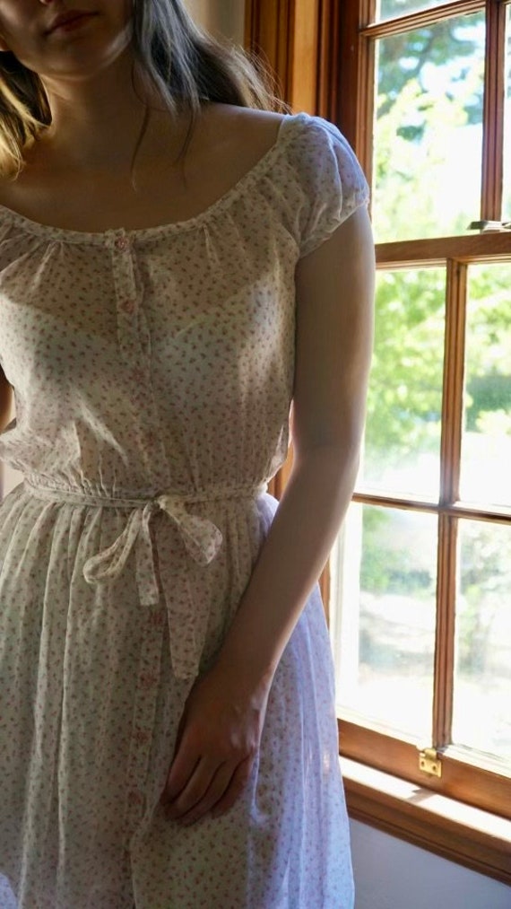 1970s Foxy Lady Dress/ Rare Vintage/ Size Medium - Gem