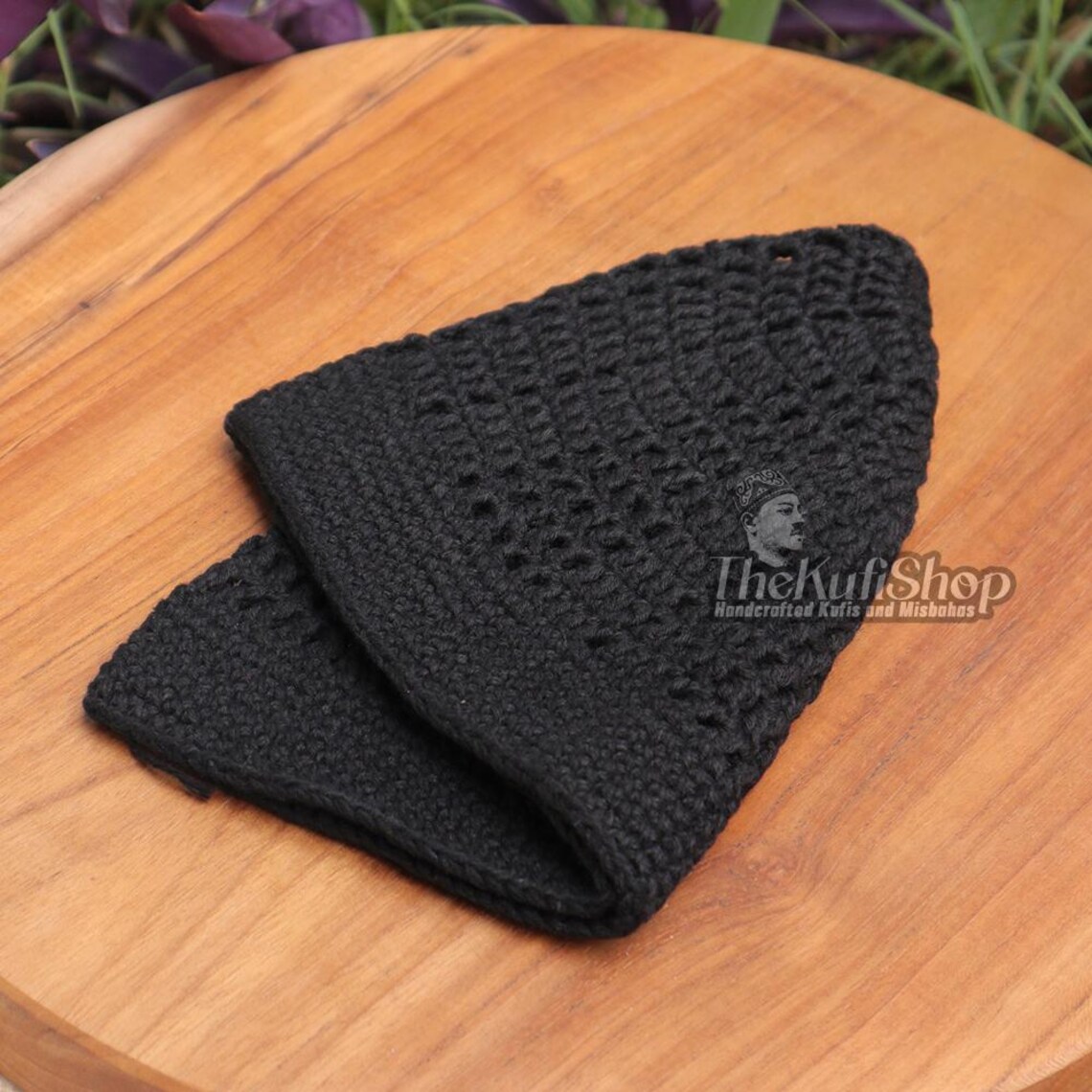Muslim Black Kufi Skull Cap - Soft-cotton Islamic Prayer Beanie ...