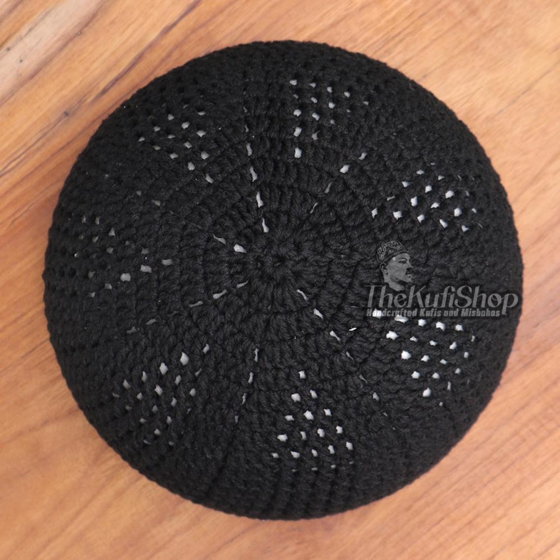 Muslim Black Kufi Skull Cap - Soft-cotton Islamic Prayer Beanie ...
