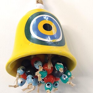 Turkish Evil Eye Assorted Colored Bells Coffee Cup Design Decorative ...