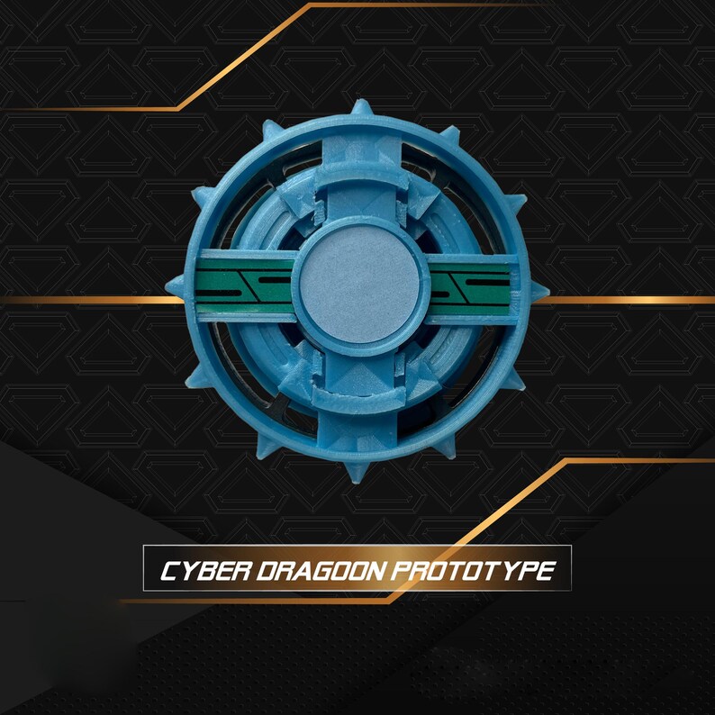 Cyber Dragoon Prototype Beyblade - Etsy