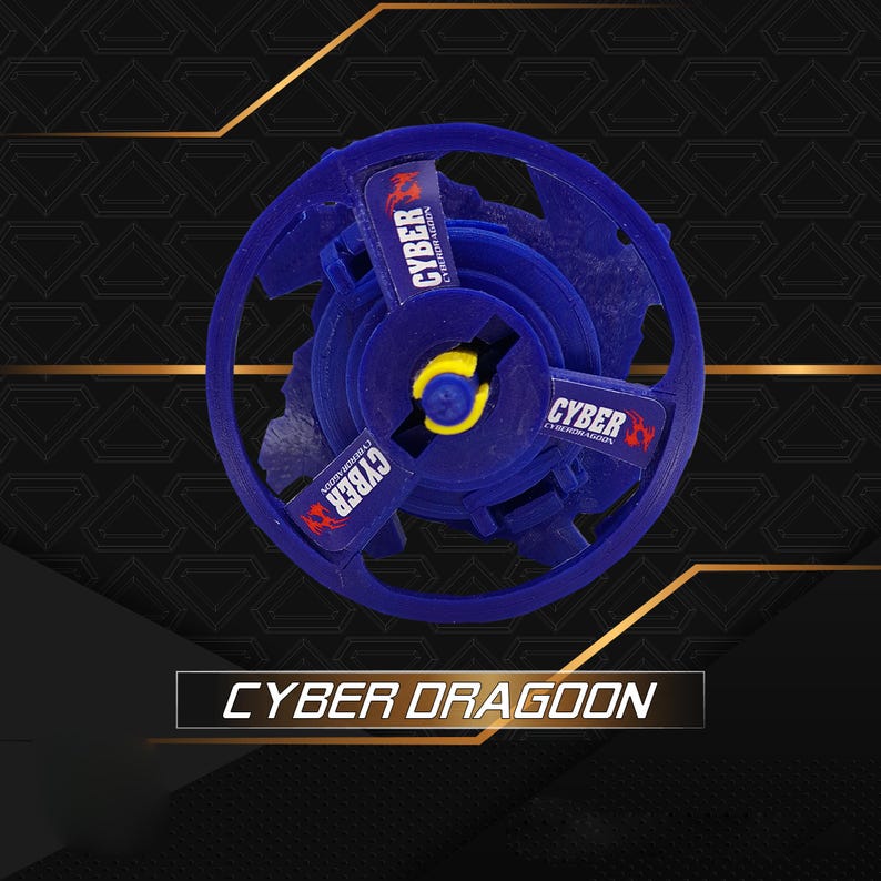 Cyber Dragoon Anime Beyblade - Etsy