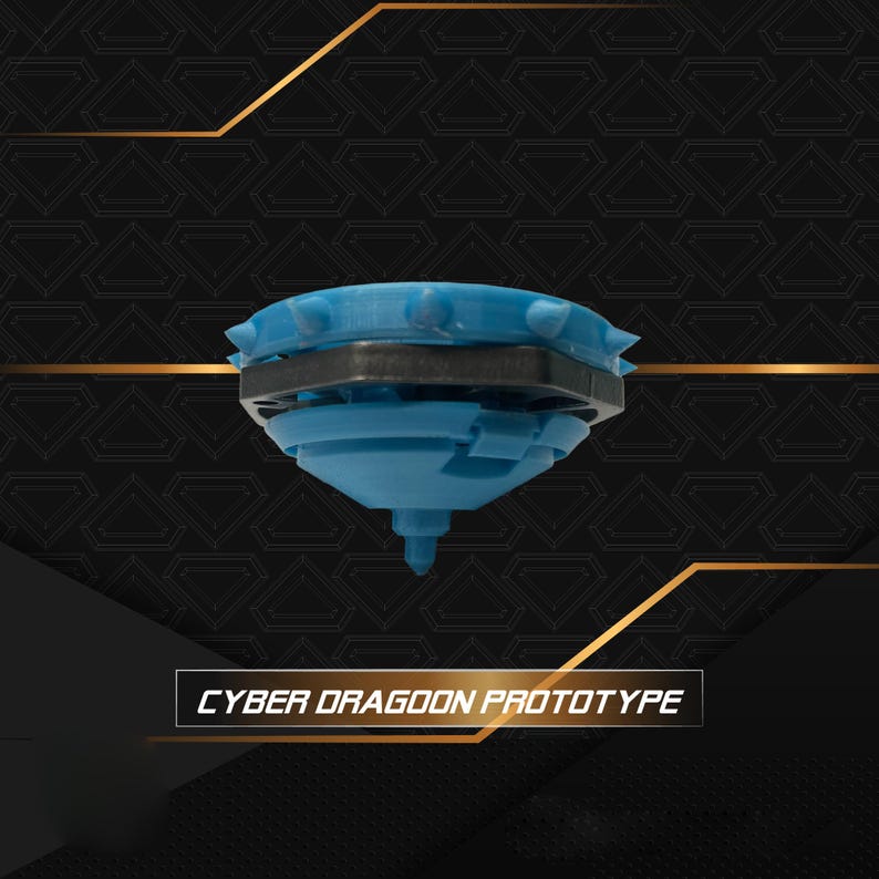 Cyber Dragoon Prototype Beyblade - Etsy