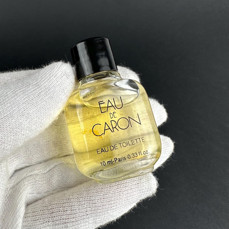 Vintage Caron Eau De Caron Miniature Perfume – 10ml EDT – French Glass ...