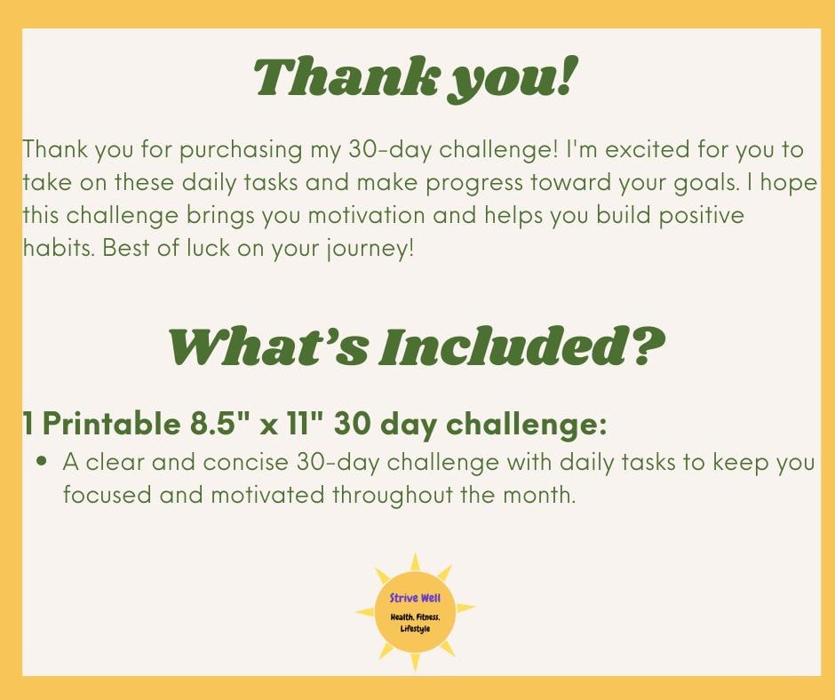 Printable Gratitude 30-day Challenge | Daily Gratitude Prompts ...