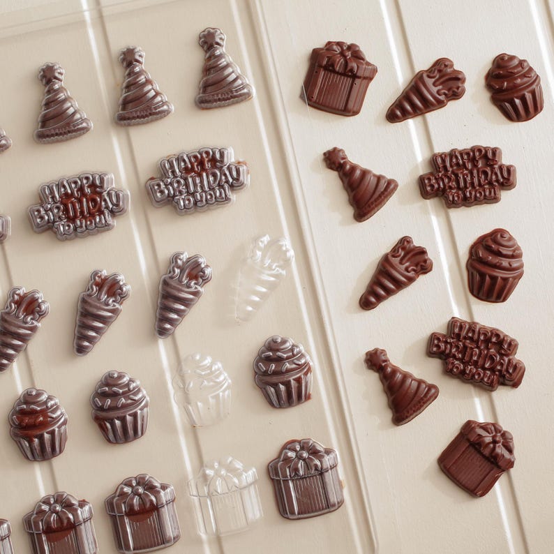 Birthday Chocolate Mould | Easy to Use Plastic Mould - Etsy
