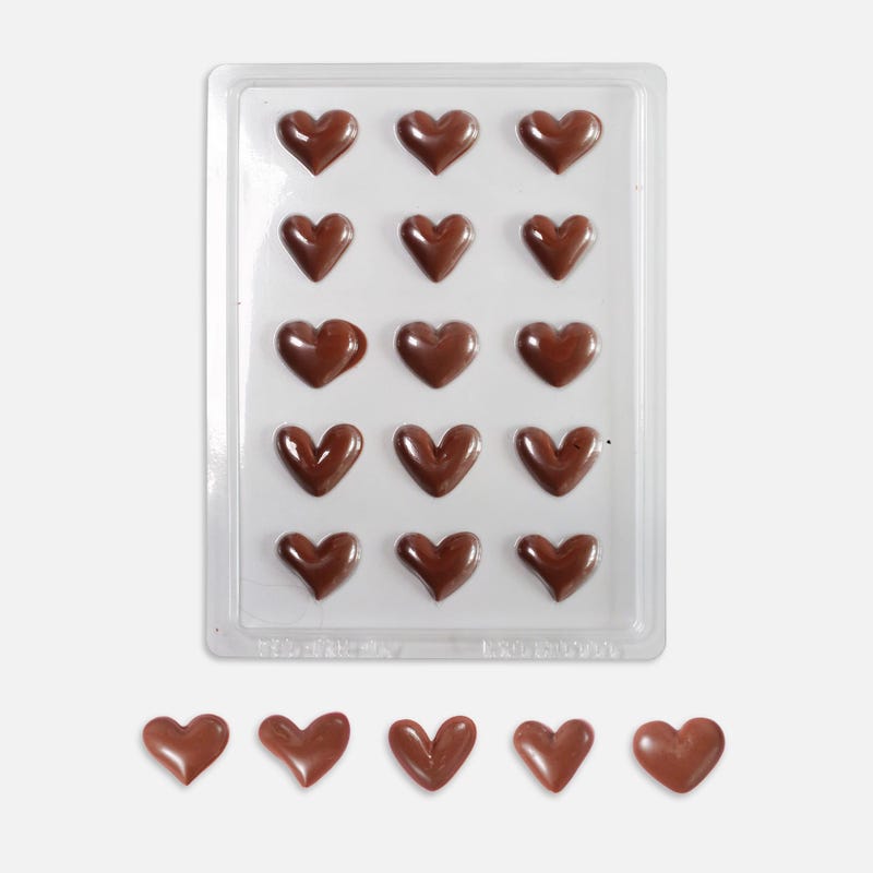 Chocolate Heart Bar Mold - Etsy UK
