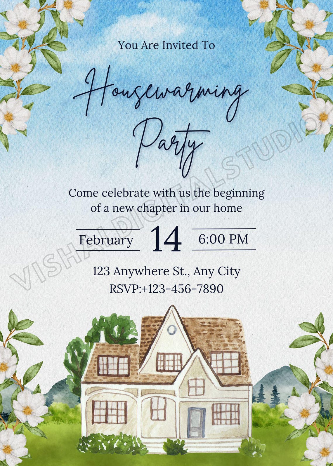 House Warming Invitation, House Warming Ceremony, House Warming Card ...