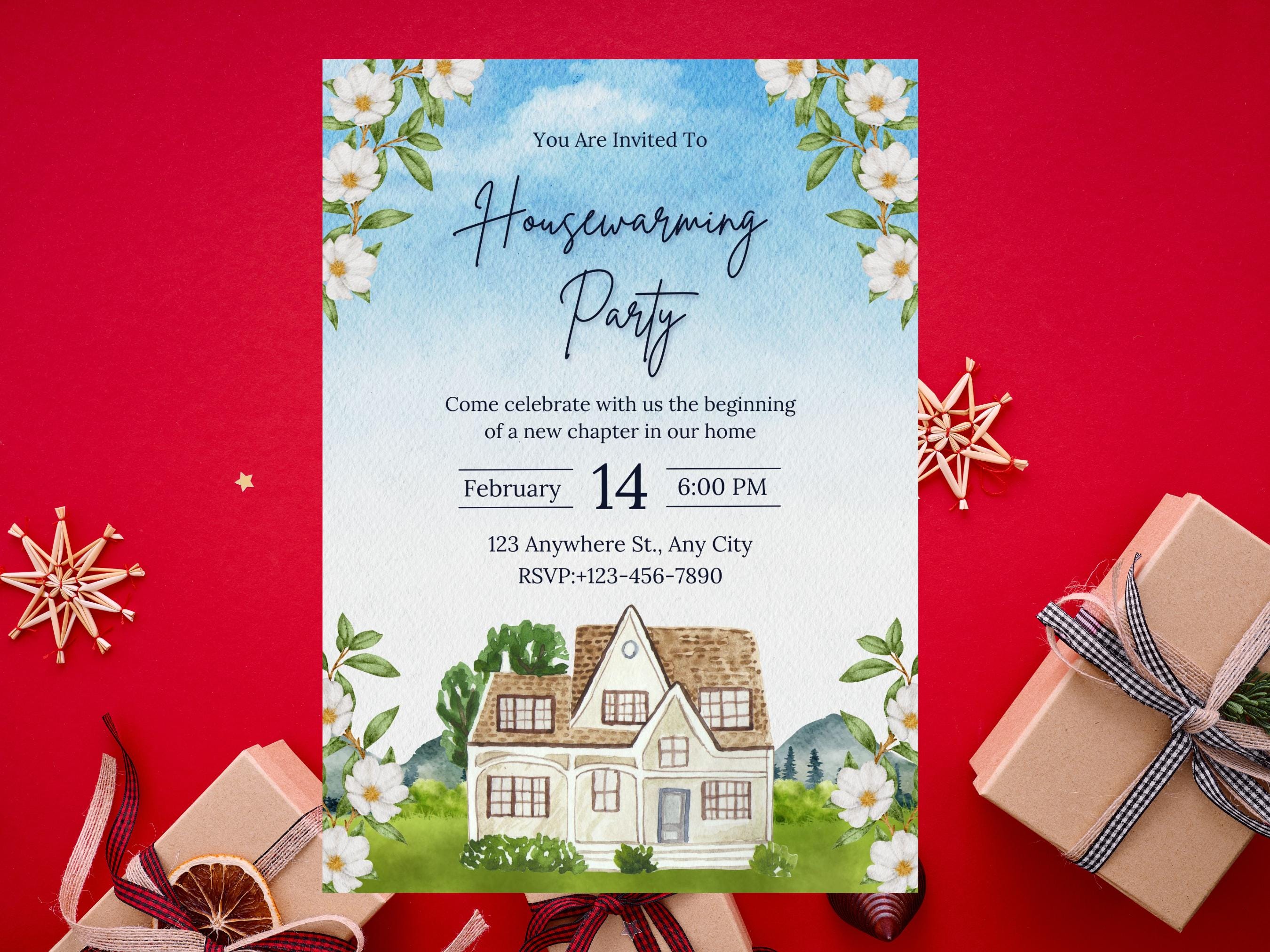House Warming Invitation, House Warming Ceremony, House Warming Card ...
