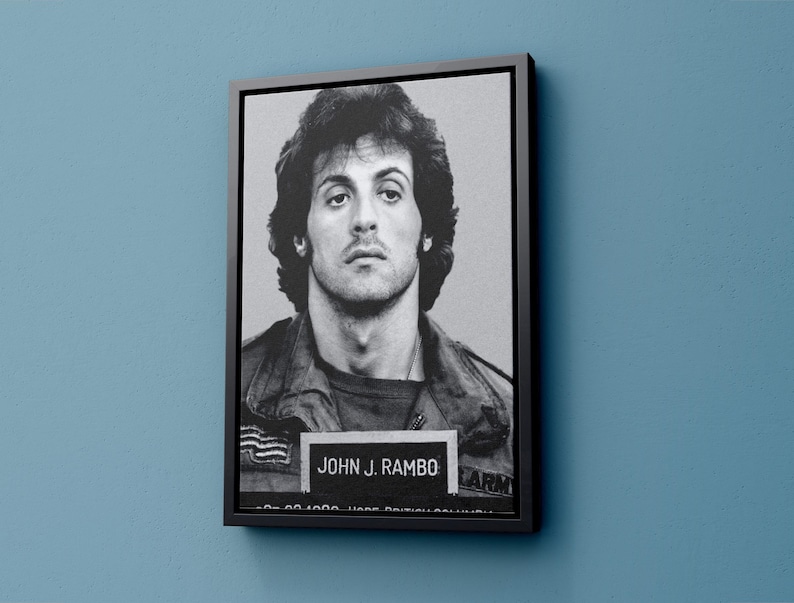 John Rambo Poster, Rambo Movie Poster, Sylvester Stallone Poster, Rambo ...