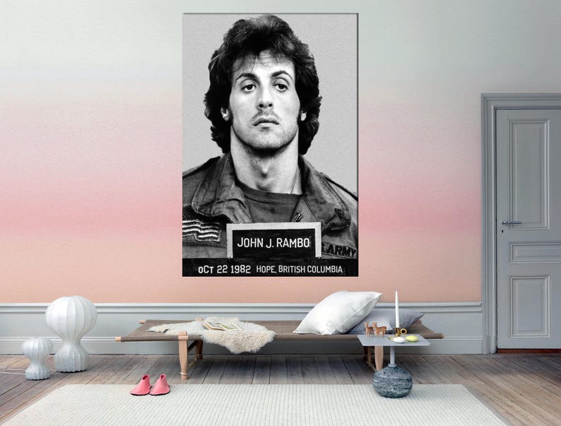 John Rambo Poster, Rambo Movie Poster, Sylvester Stallone Poster, Rambo ...